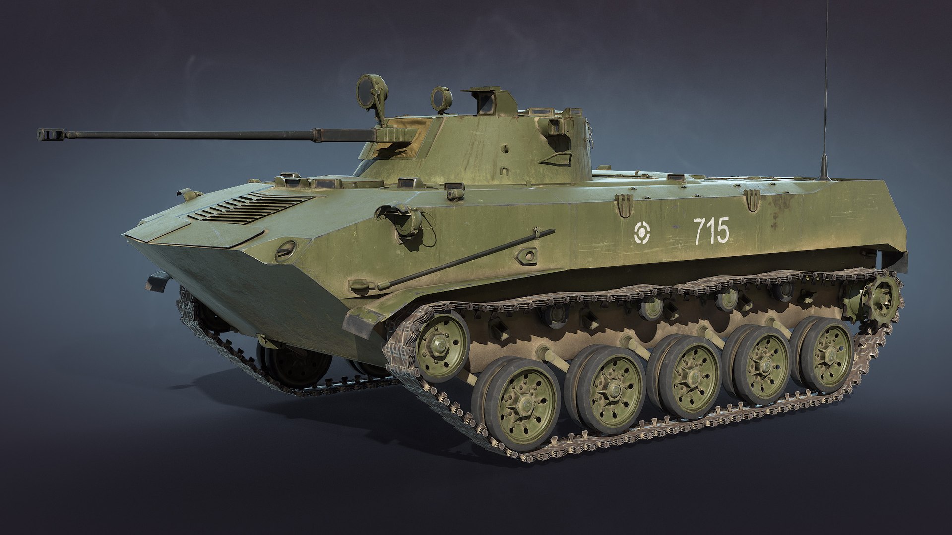 BMD-2 LOD1 Low-Poly 3D Model - TurboSquid 1821734