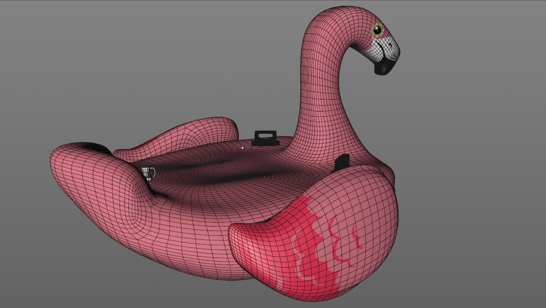 Inflatable Flamingo Floatie 3D Model - TurboSquid 1665300