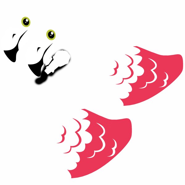 Inflatable flamingo floatie 3D model - TurboSquid 1665300