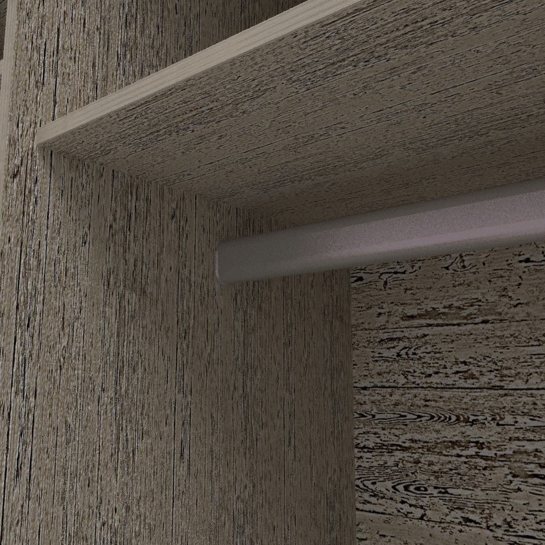 3D Sliding Wardrobe Model - TurboSquid 1421597