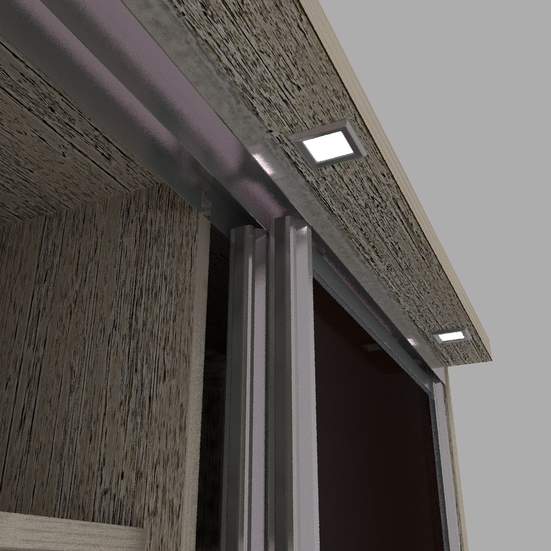 3D Sliding Wardrobe Model - TurboSquid 1421597