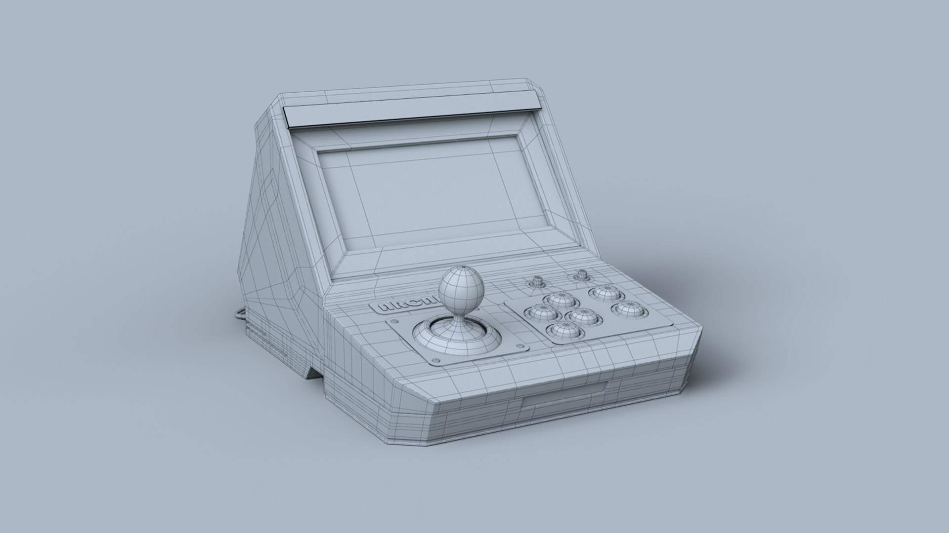 Stylized Retro Arcade 3D Model - TurboSquid 1732075