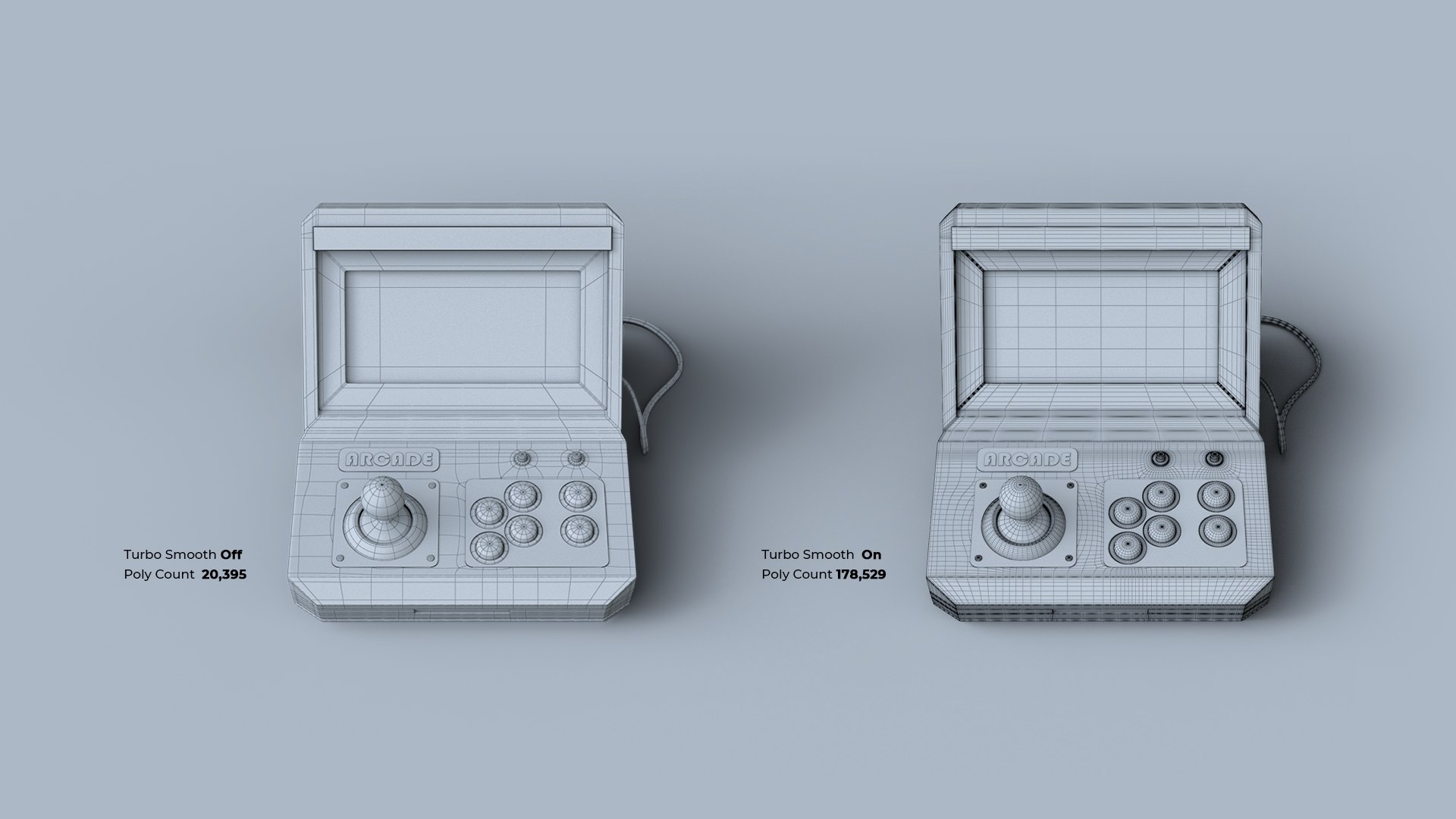 Stylized Retro Arcade 3D Model - TurboSquid 1732075