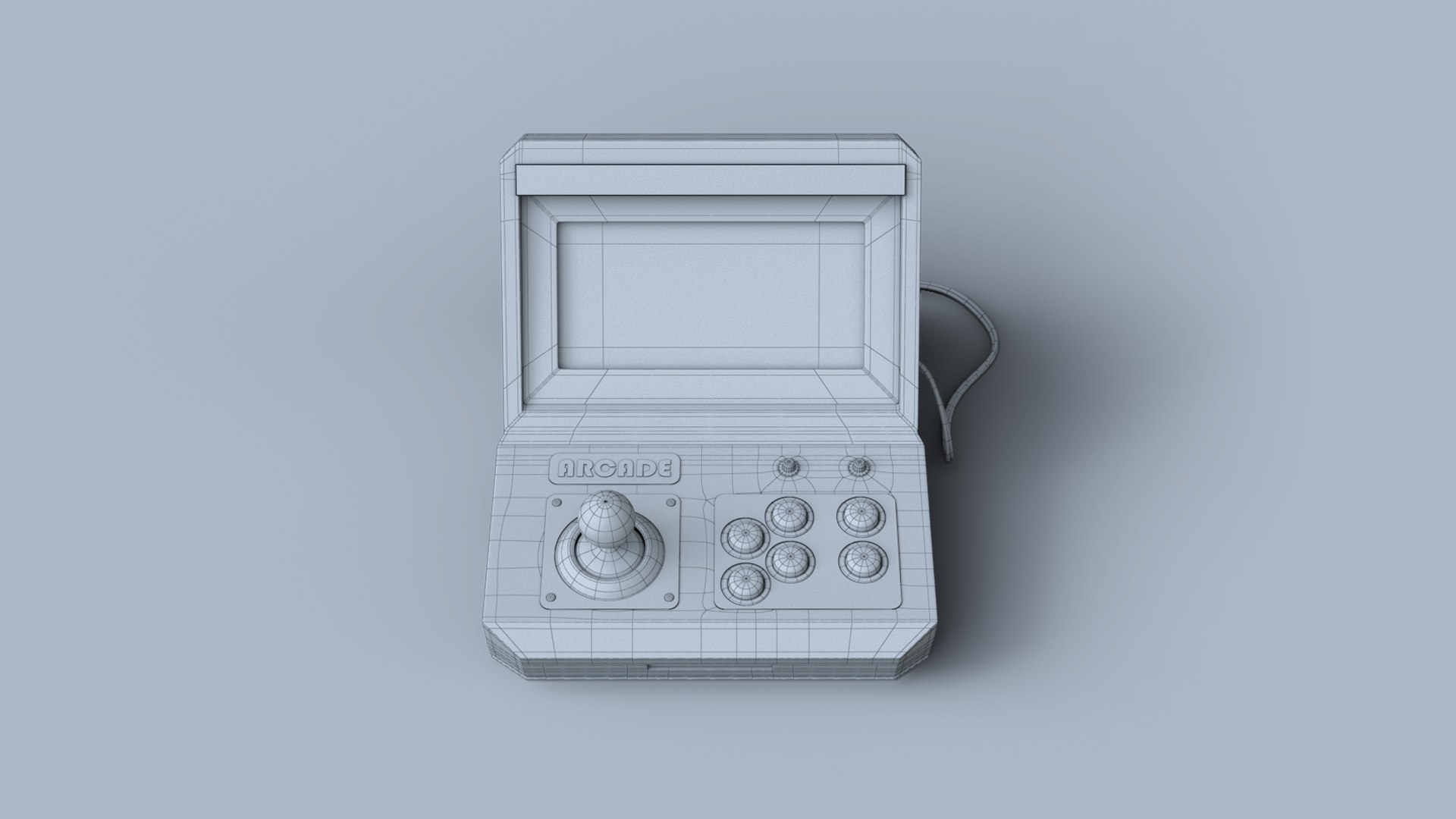 Stylized Retro Arcade 3D Model - TurboSquid 1732075