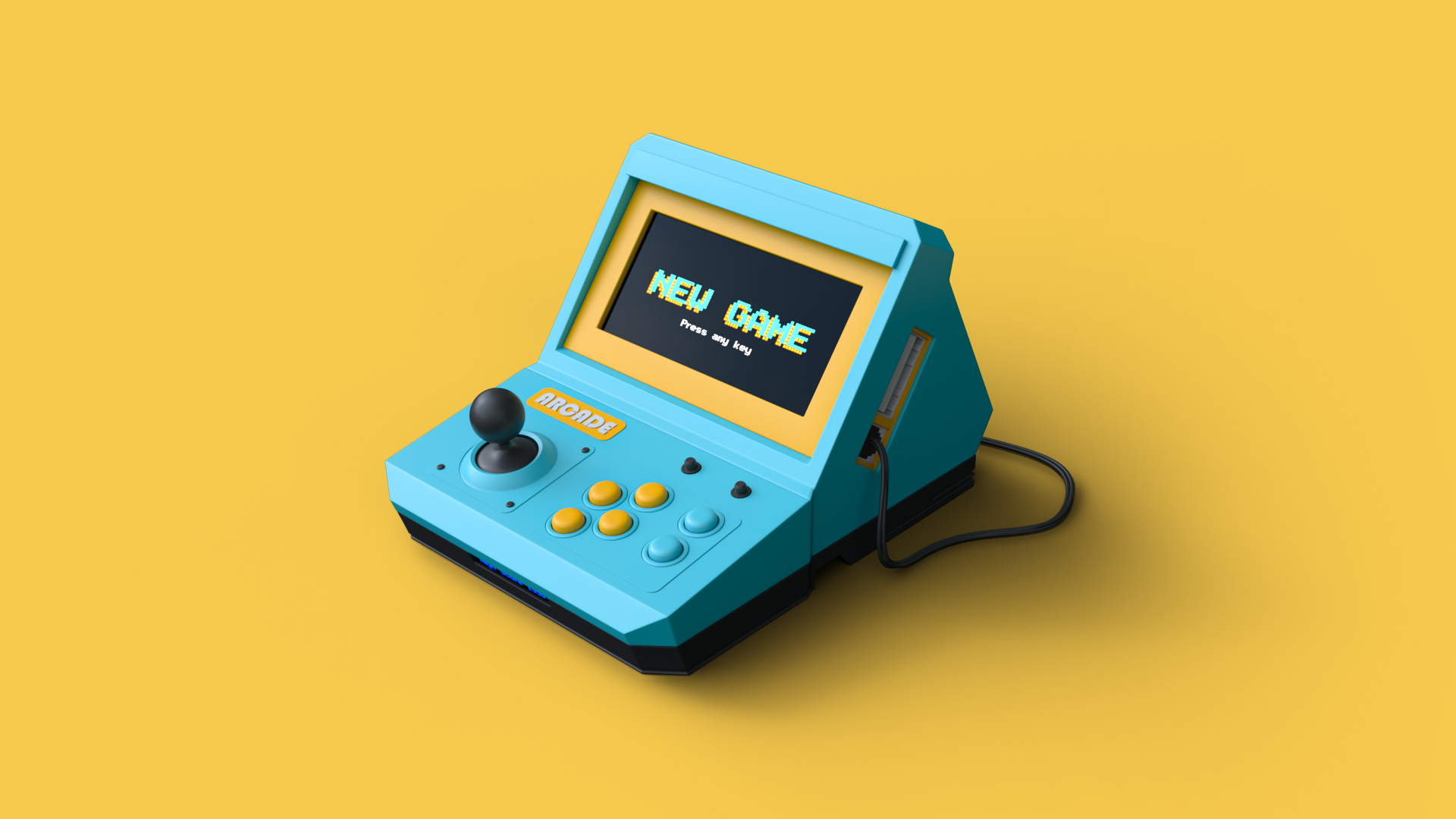 Stylized Retro Arcade 3D model - TurboSquid 1732075