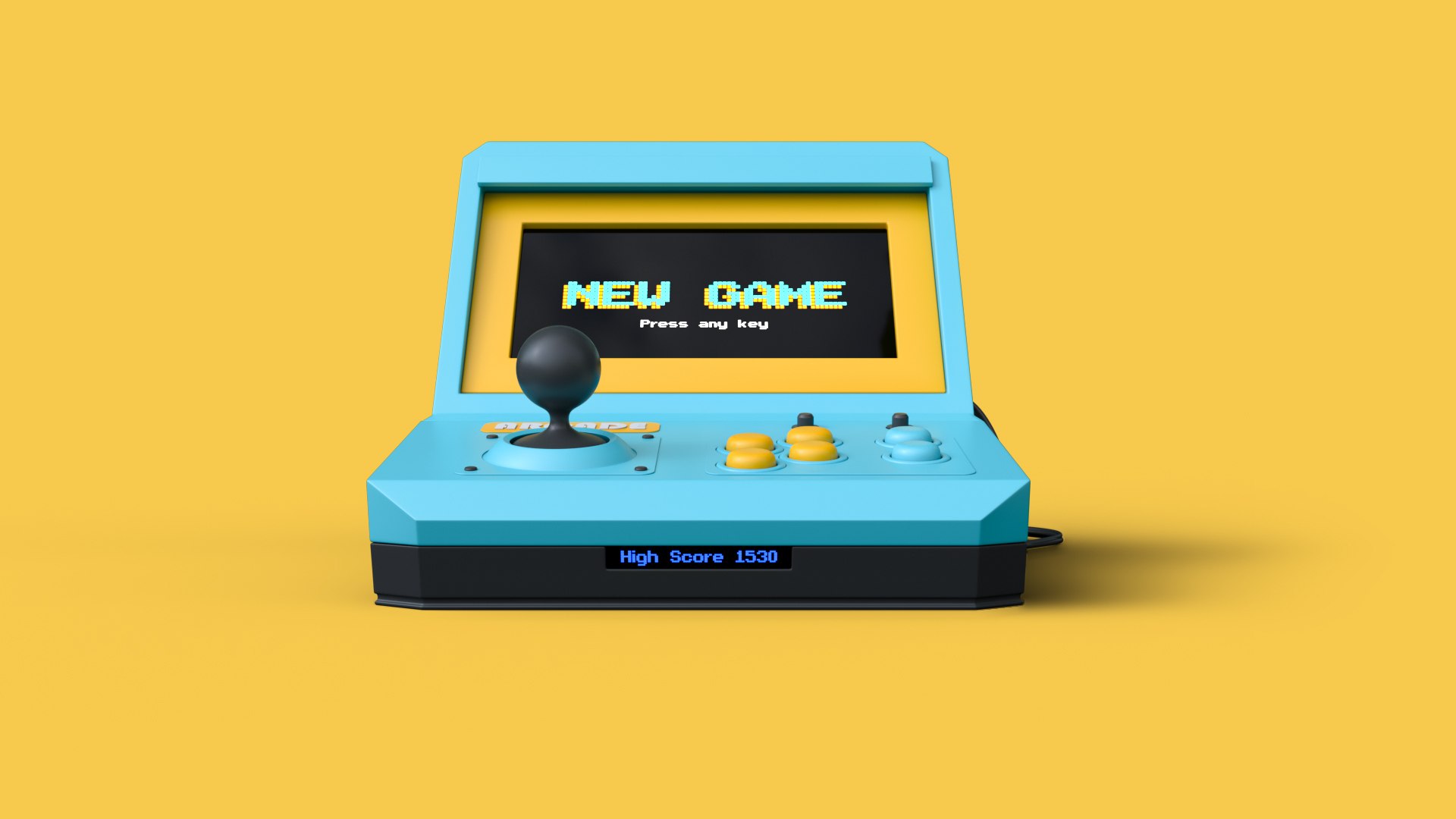 Stylized Retro Arcade 3D Model - TurboSquid 1732075