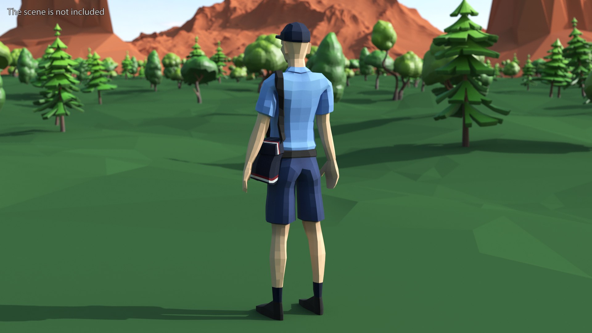 Postman Low Poly Rigged For Maya 3D Model - TurboSquid 2193888