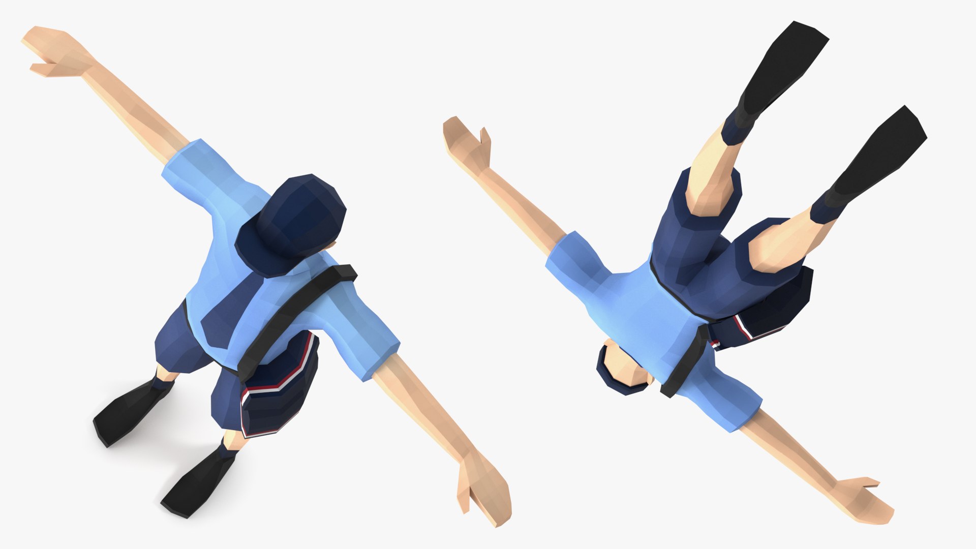 Postman Low Poly Rigged For Maya 3D Model - TurboSquid 2193888