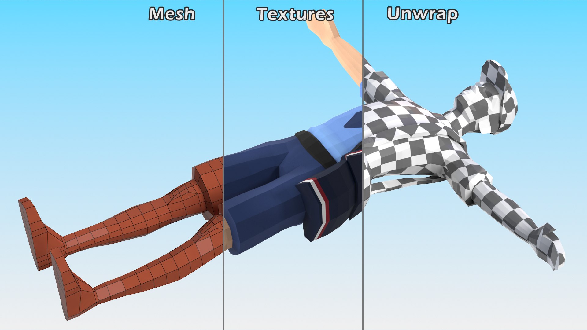 Postman Low Poly Rigged For Maya 3D Model - TurboSquid 2193888