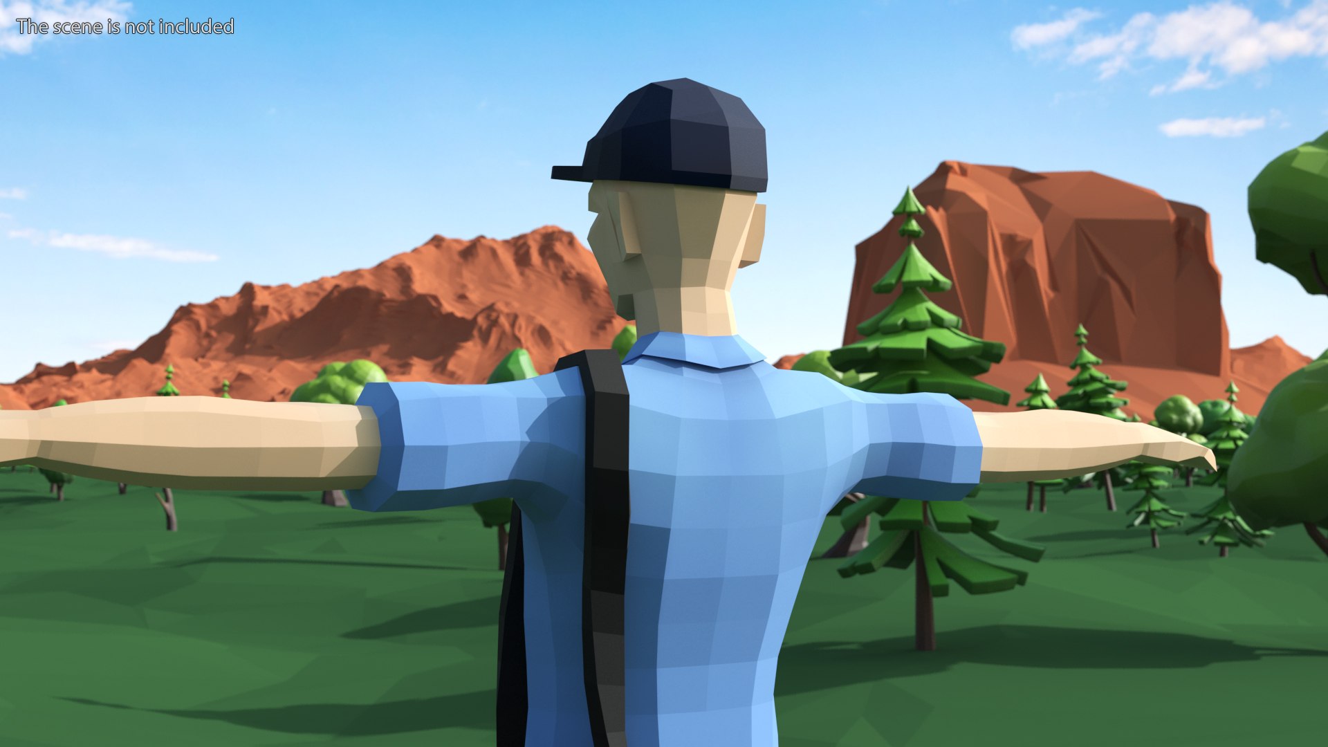 Postman Low Poly Rigged For Maya 3D Model - TurboSquid 2193888