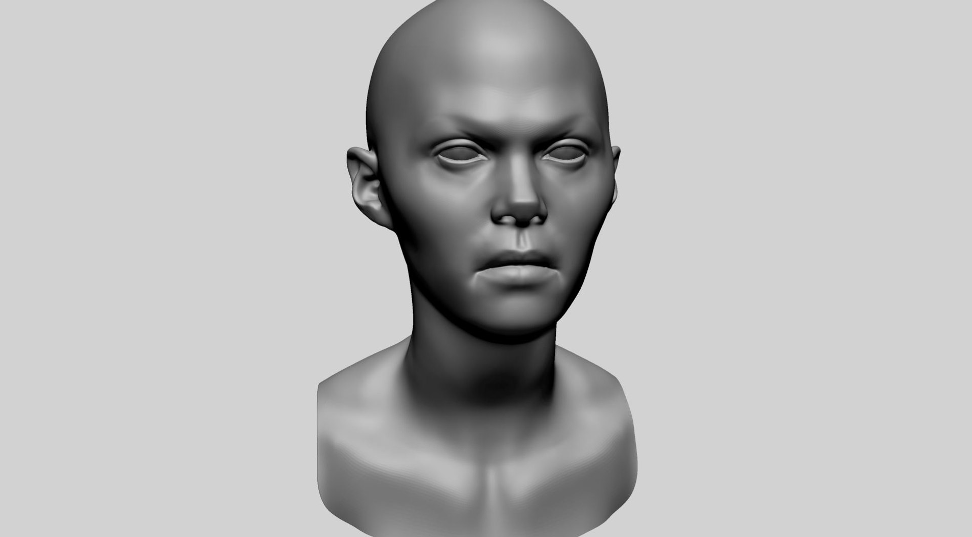 3D Female Head Basemesh - Expressions - TurboSquid 2198903