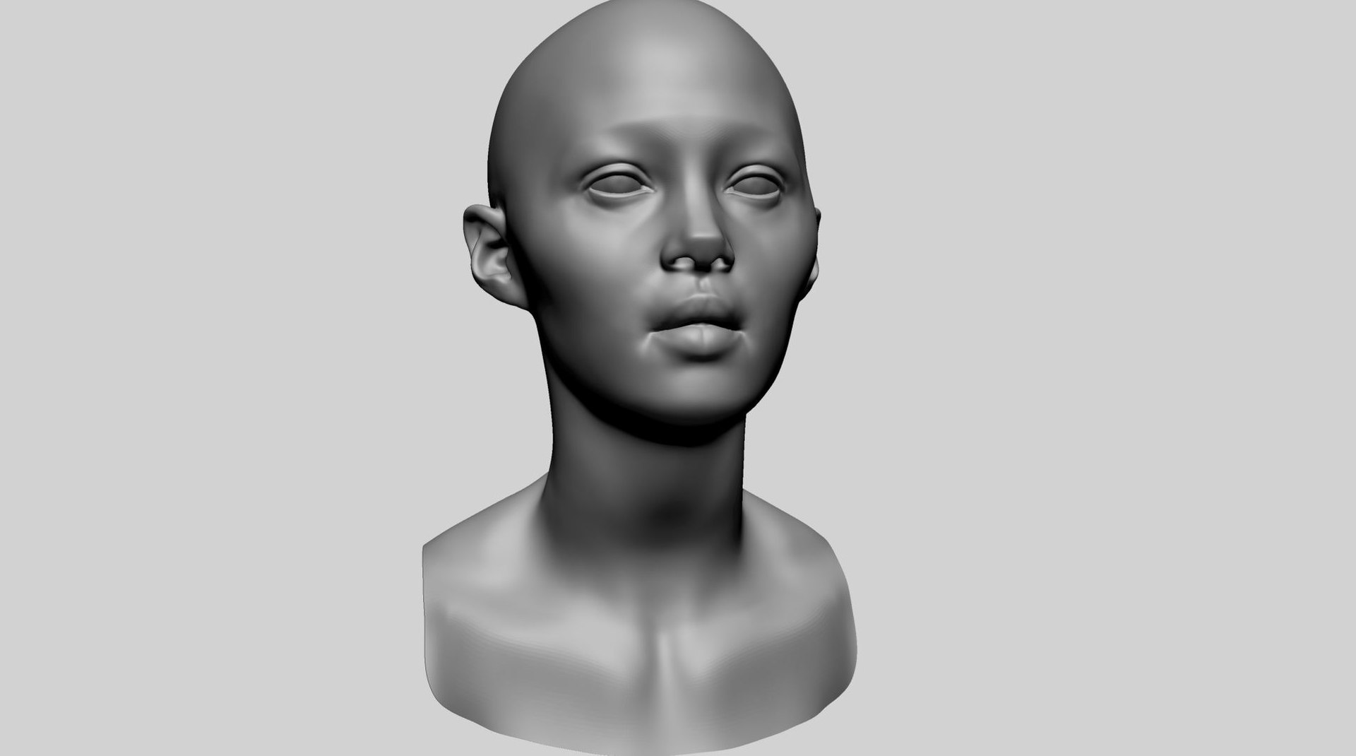 3D Female Head Basemesh - Expressions - TurboSquid 2198903