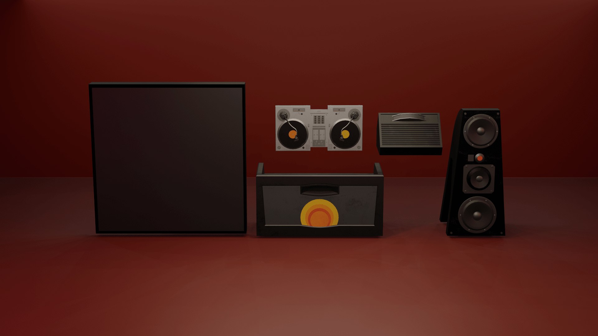 DJ Table 3D - TurboSquid 1988958