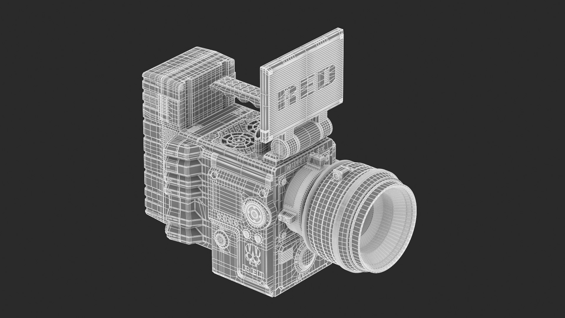 Red Weapon Camera 3D Model - TurboSquid 1572606