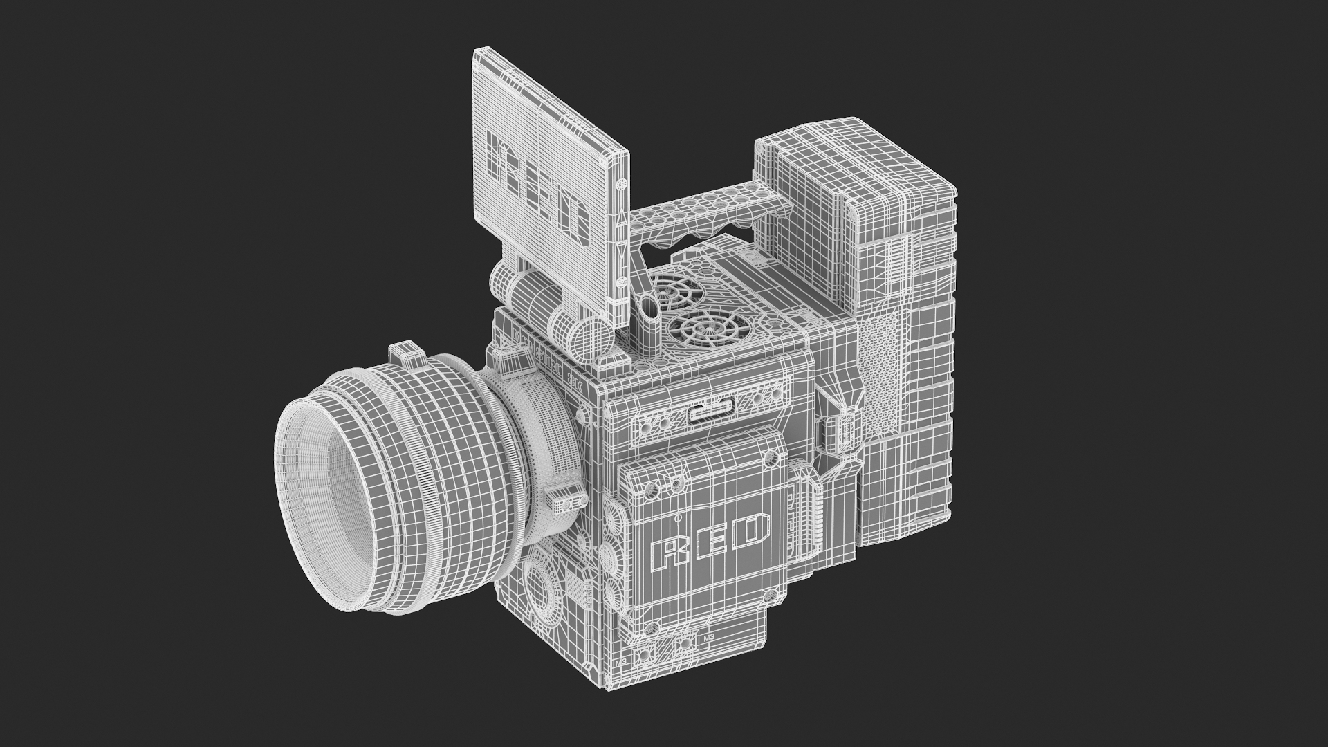Red Weapon Camera 3D Model - TurboSquid 1572606