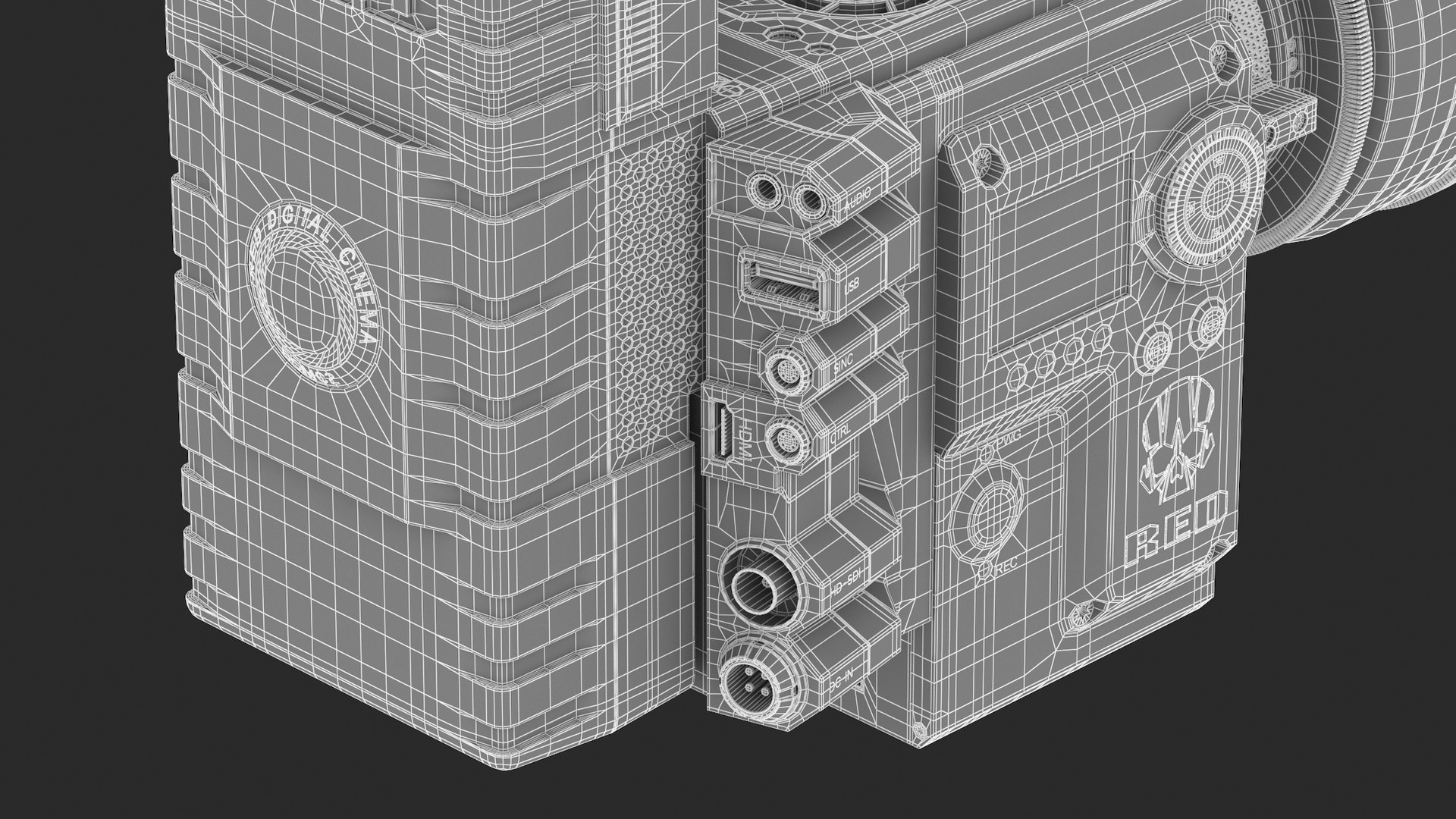 Red weapon camera 3D model - TurboSquid 1572606