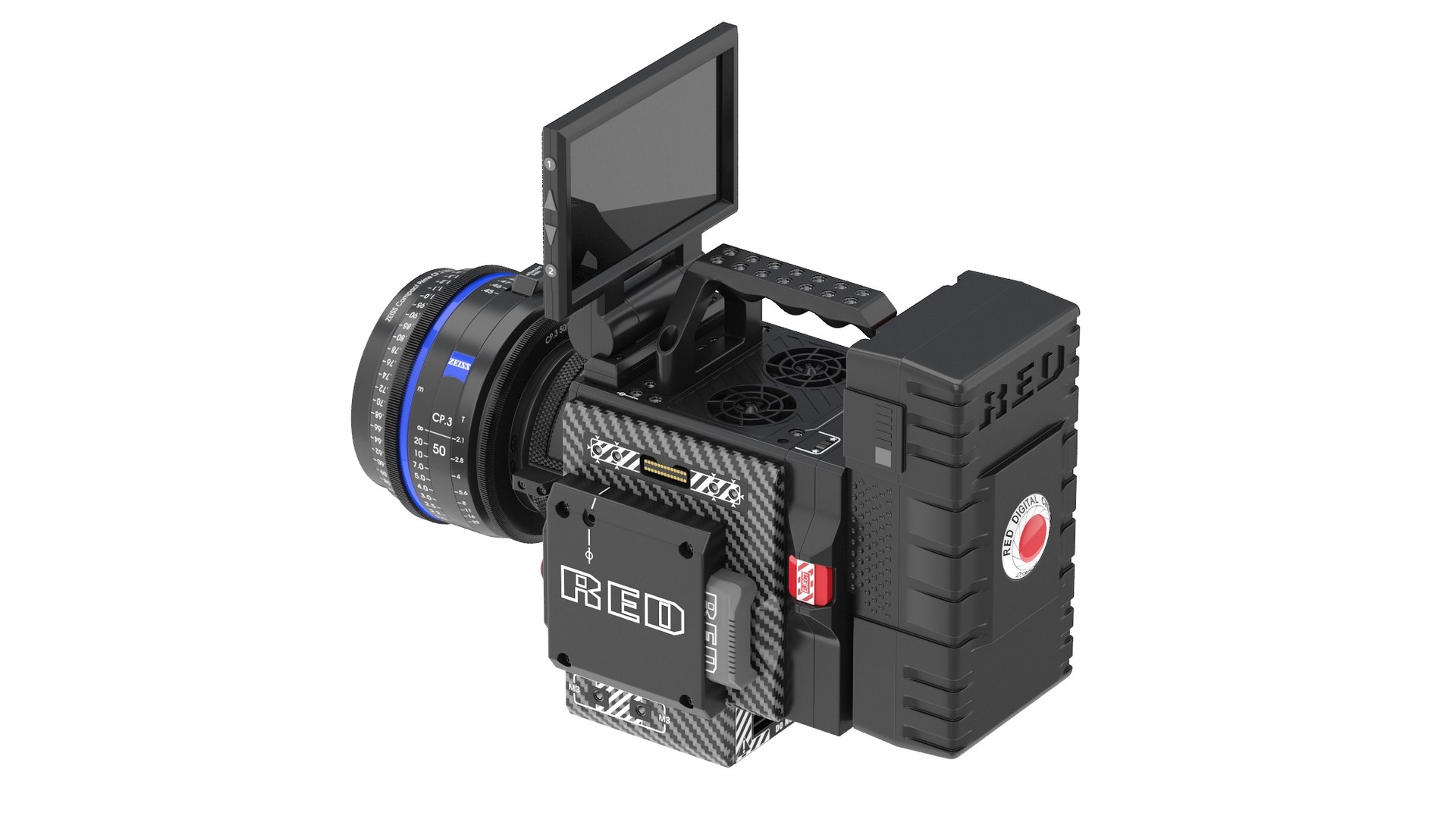 Red Weapon Camera 3D Model - TurboSquid 1572606