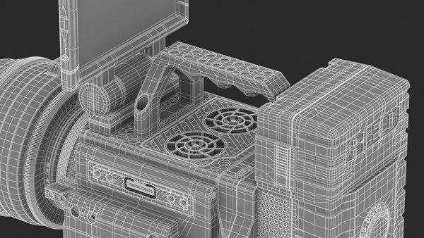 Red weapon camera 3D model - TurboSquid 1572606