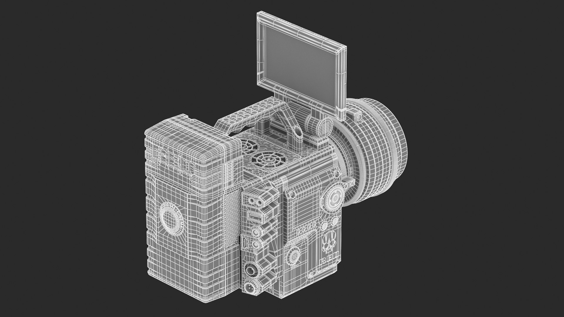 Red weapon camera 3D model - TurboSquid 1572606