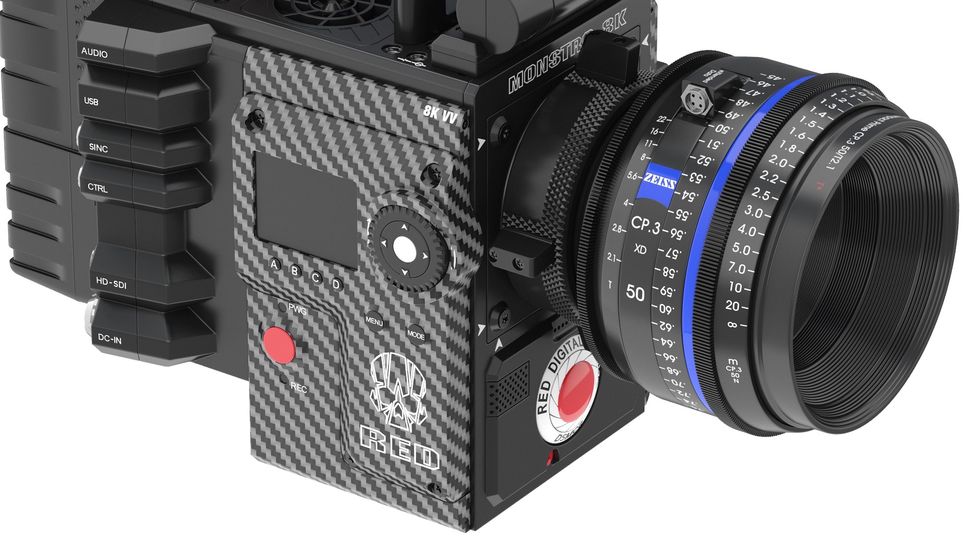 Red Weapon Camera 3D Model - TurboSquid 1572606