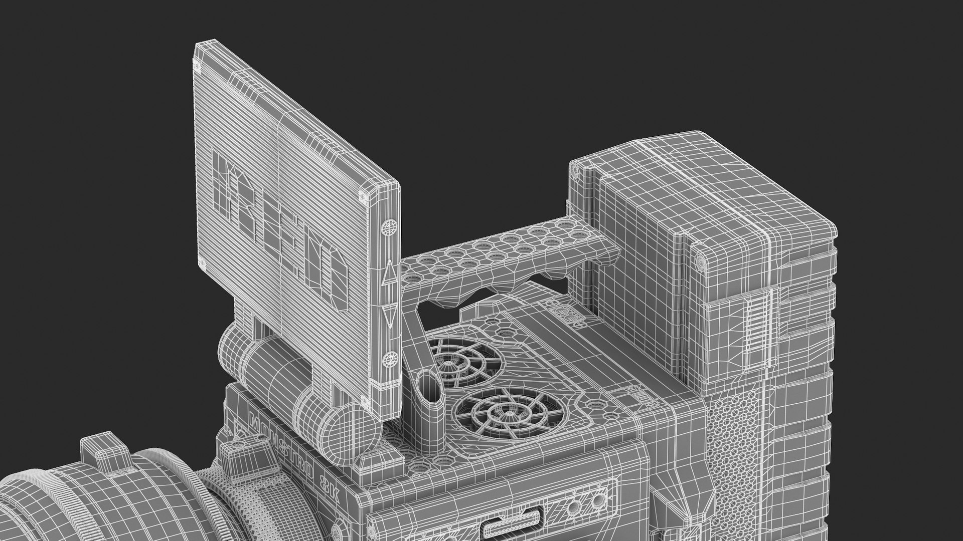 Red weapon camera 3D model - TurboSquid 1572606