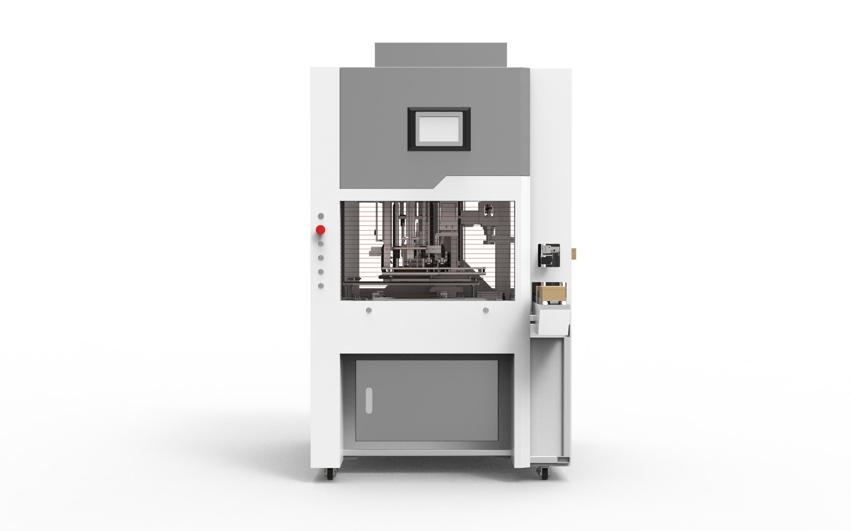 3D Model Semi - Automatic OPP Packaging Machine - TurboSquid 1869388