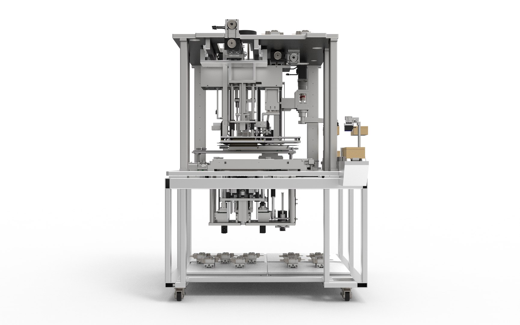 3D Model Semi - Automatic OPP Packaging Machine - TurboSquid 1869388