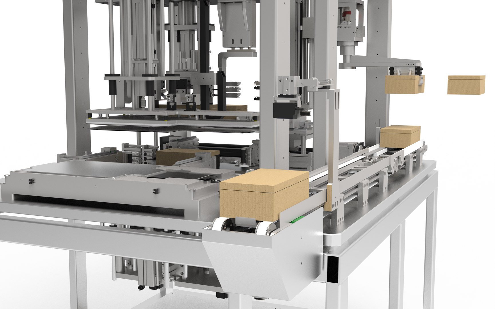 3D Model Semi - Automatic OPP Packaging Machine - TurboSquid 1869388