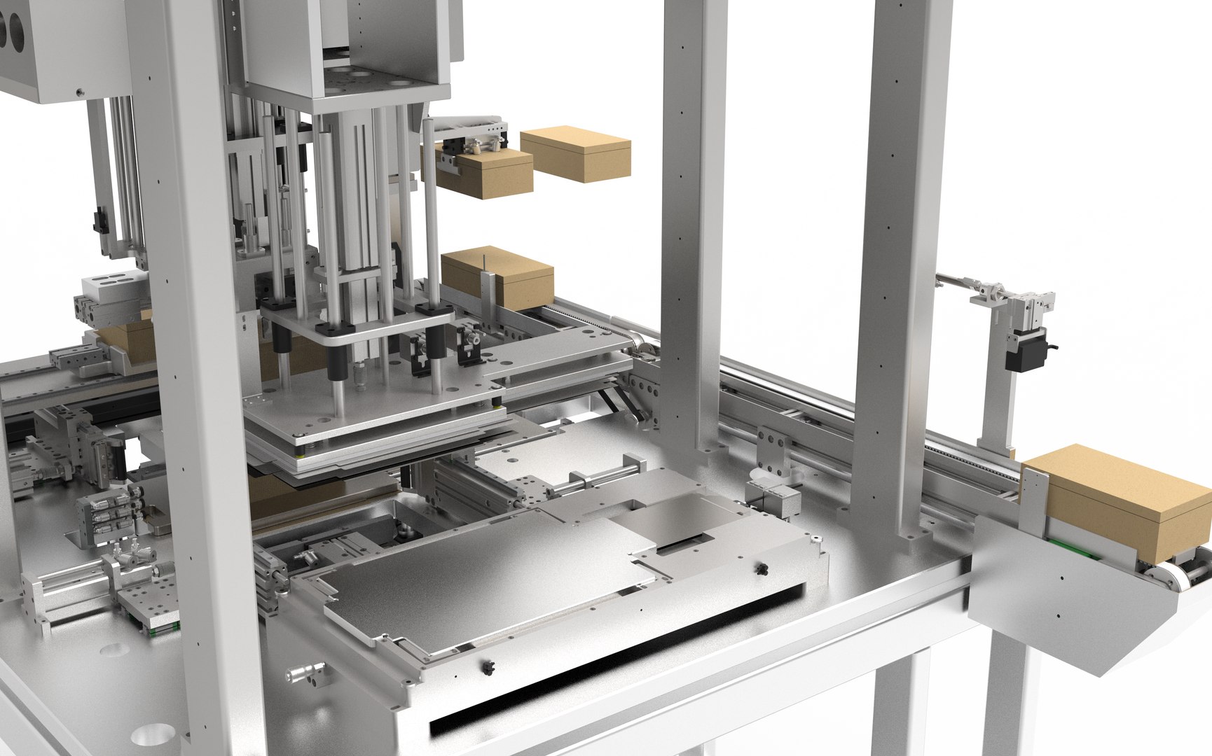 3D Model Semi - Automatic OPP Packaging Machine - TurboSquid 1869388