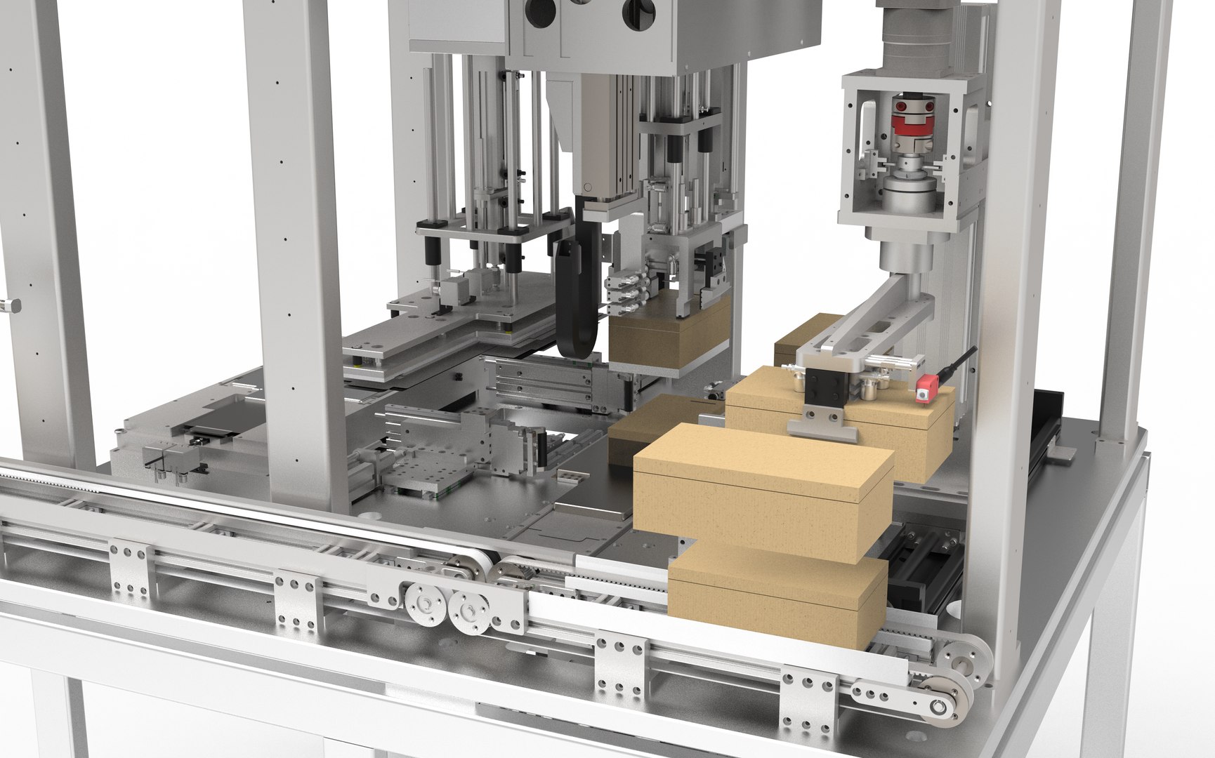 3D Model Semi - Automatic OPP Packaging Machine - TurboSquid 1869388