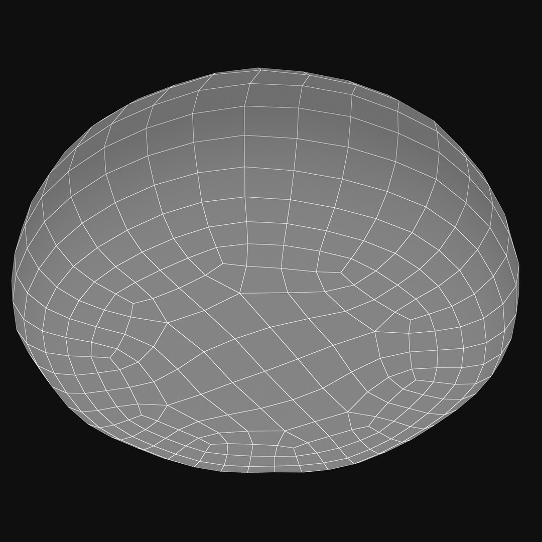 Realistic Kaiser Roll 3ds