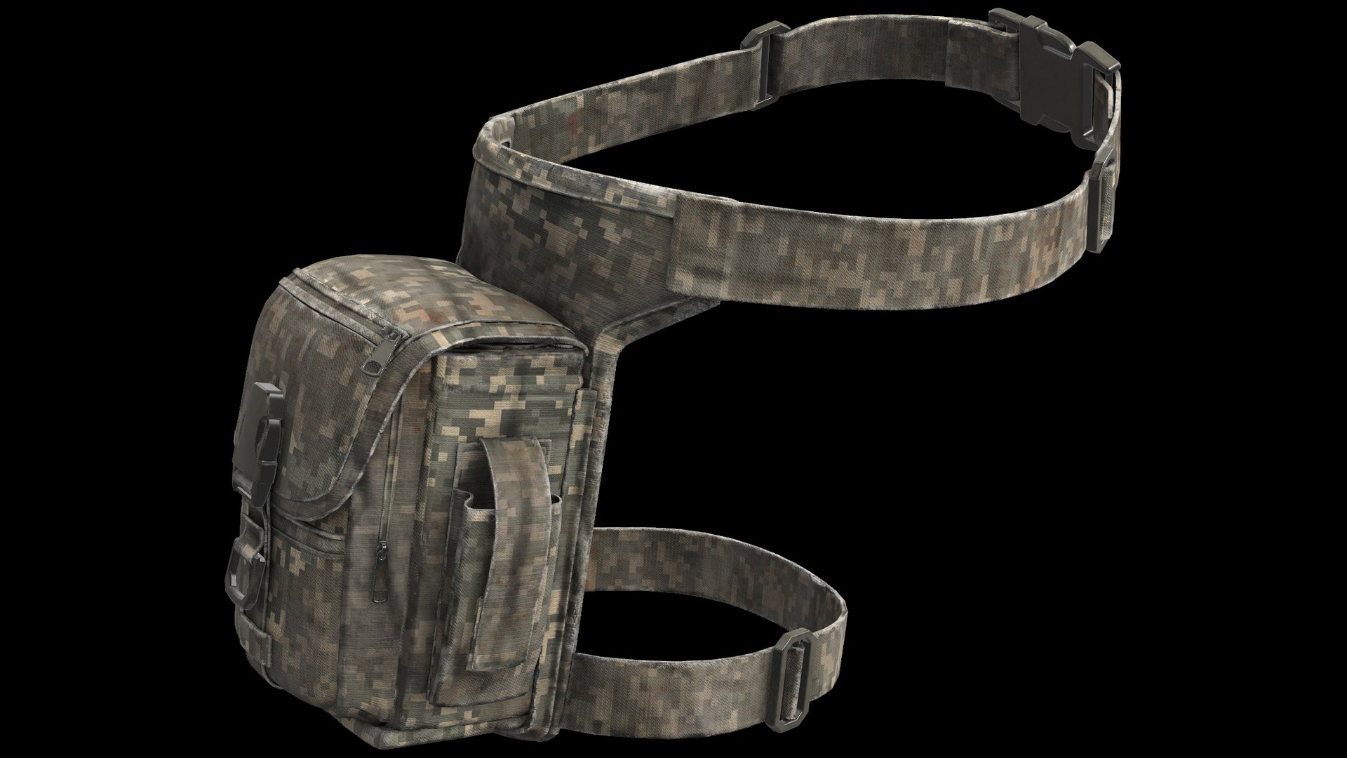 3D Model Leg Pouch 01 - TurboSquid 2300441