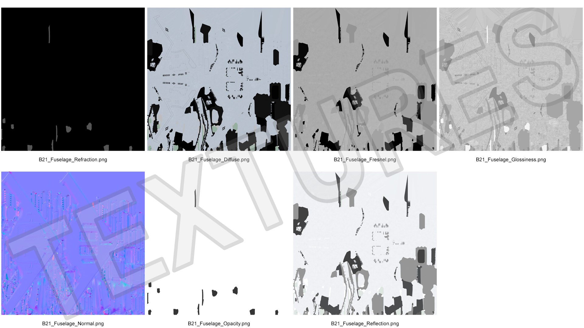 3D B-21 Raider Long-Range Aircraft Rigged for Cinema 4D - TurboSquid ...