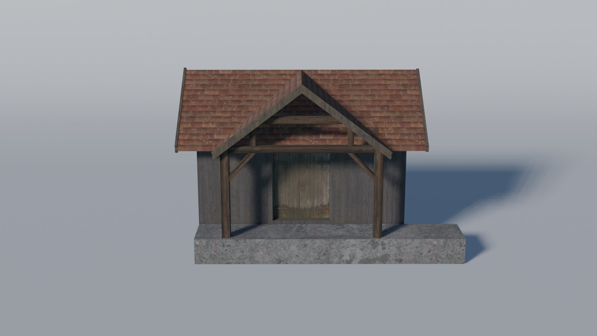 3D Model Tiny Rural Train Stop - TurboSquid 1857159