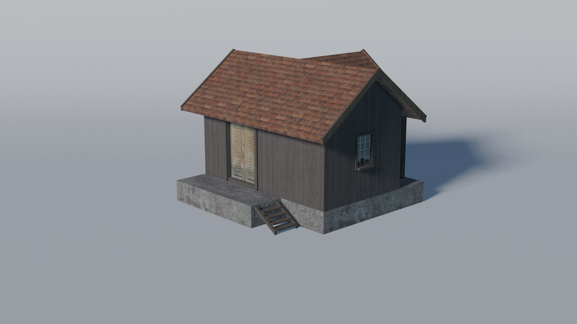 3D Model Tiny Rural Train Stop - TurboSquid 1857159