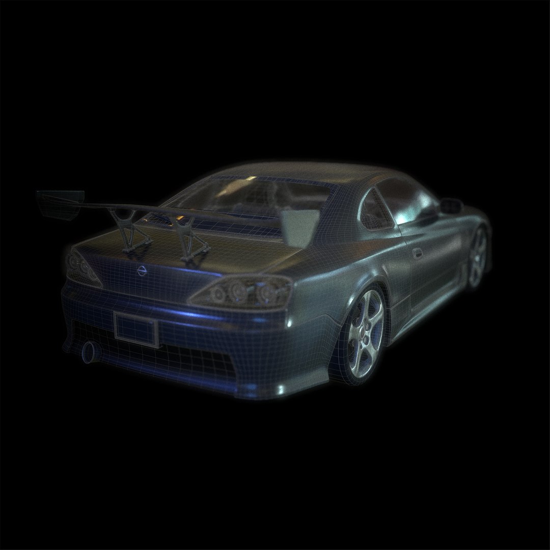 3d model nissan silvia