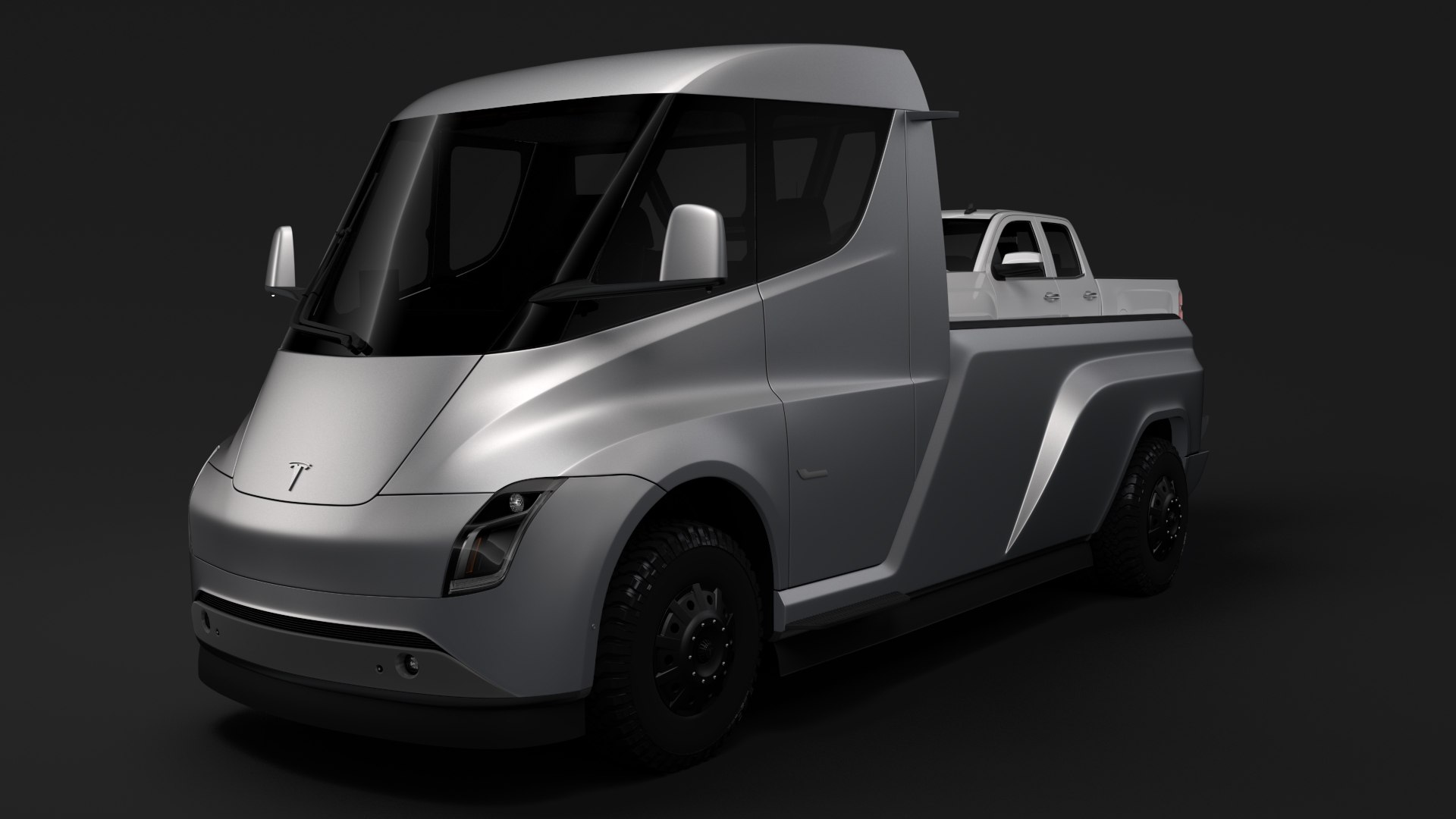 3D Model Tesla Pickup 2020 - TurboSquid 1383809