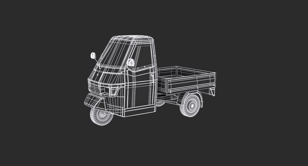 Piaggio Apa 50 콜렉션 3D 모델 - TurboSquid 1343060