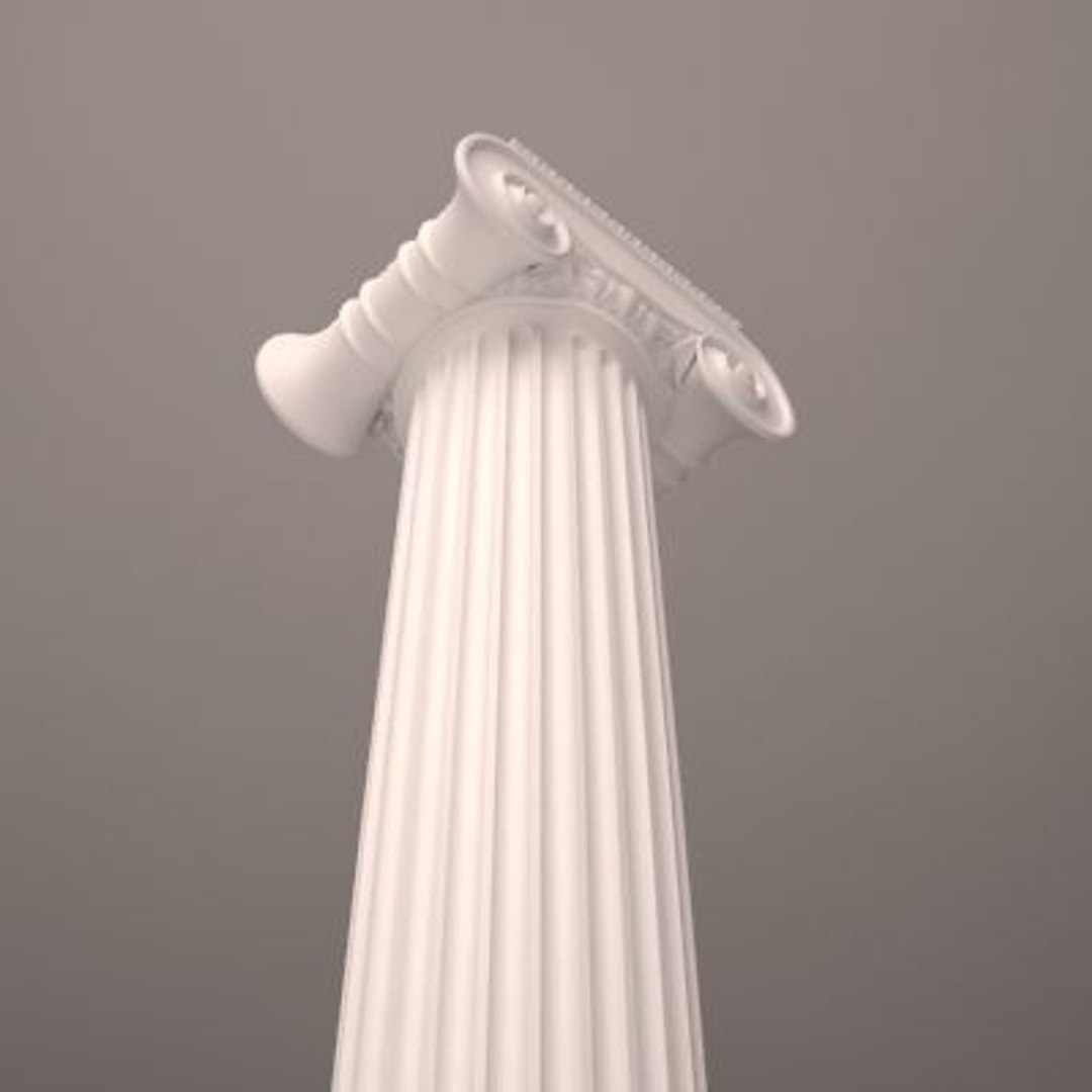 3dsmax Ionic Column
