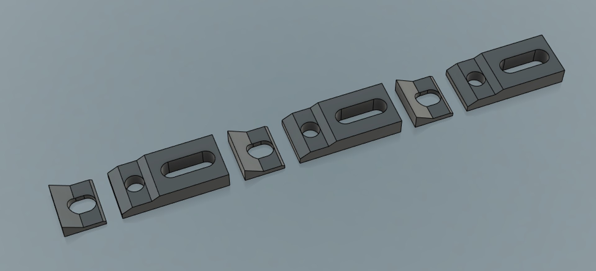 Low Profile CNC Clamps 3D Model - TurboSquid 2028631