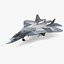 pak fa russian games 3d model