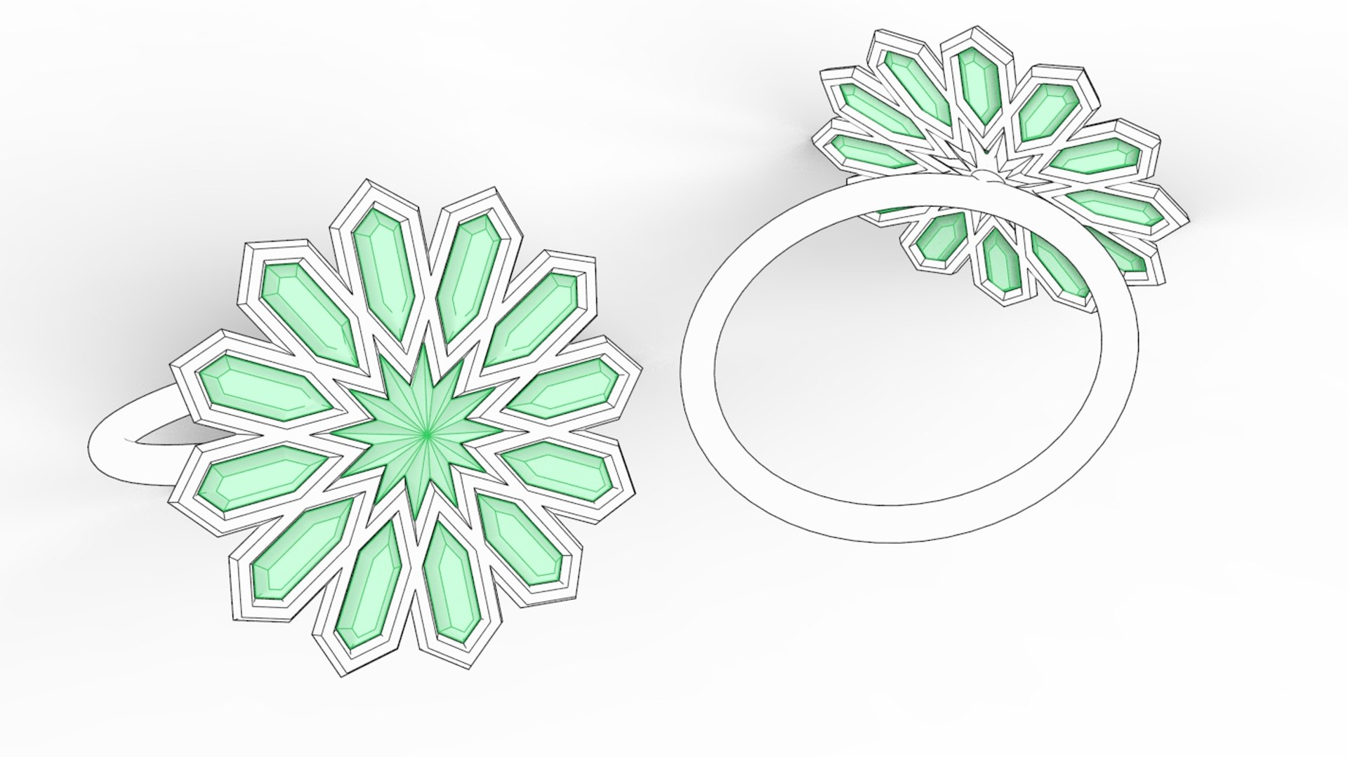 3D Moroccan Ring Traditional Print - TurboSquid 1393503