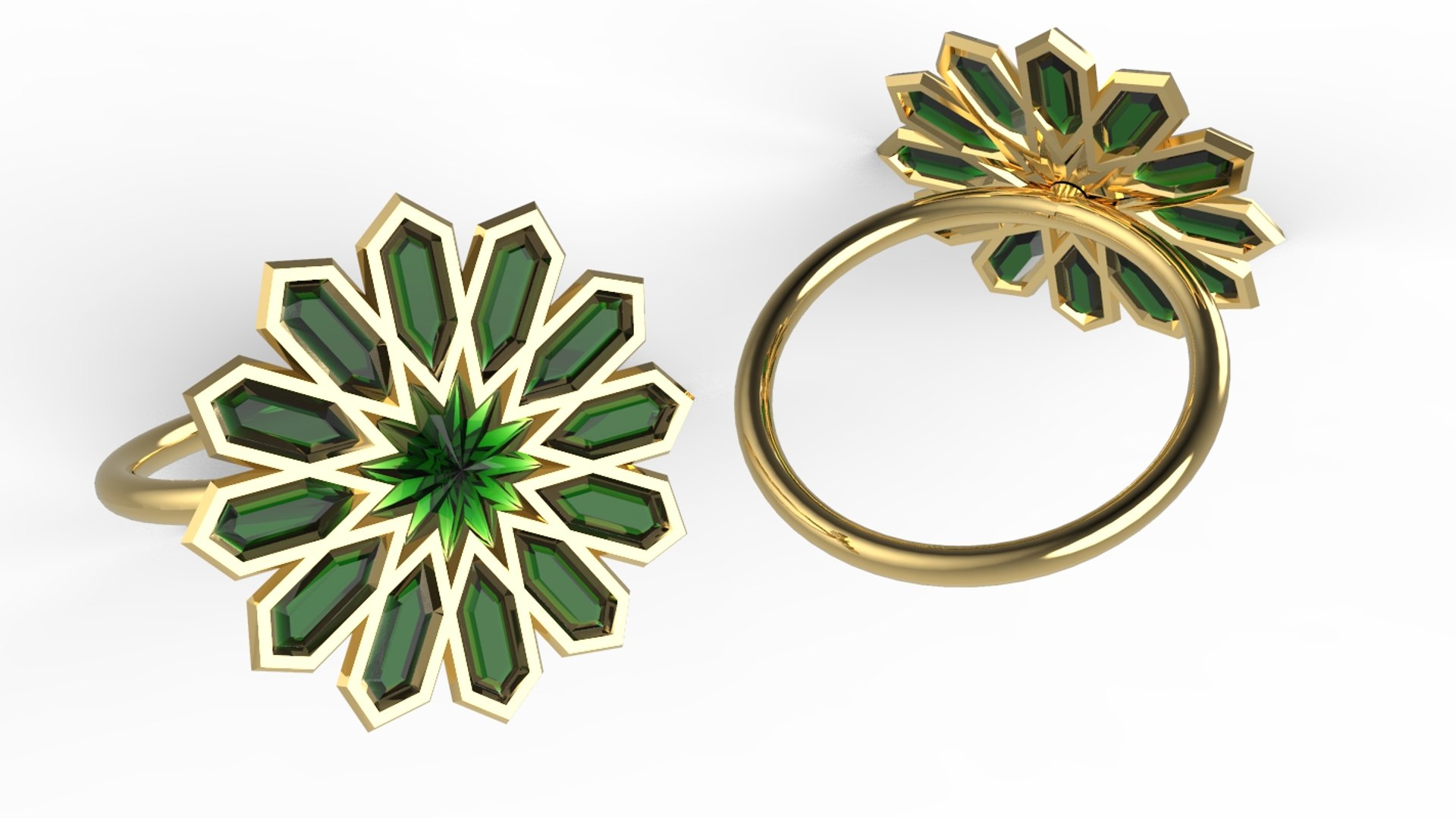 3D Moroccan Ring Traditional Print - TurboSquid 1393503