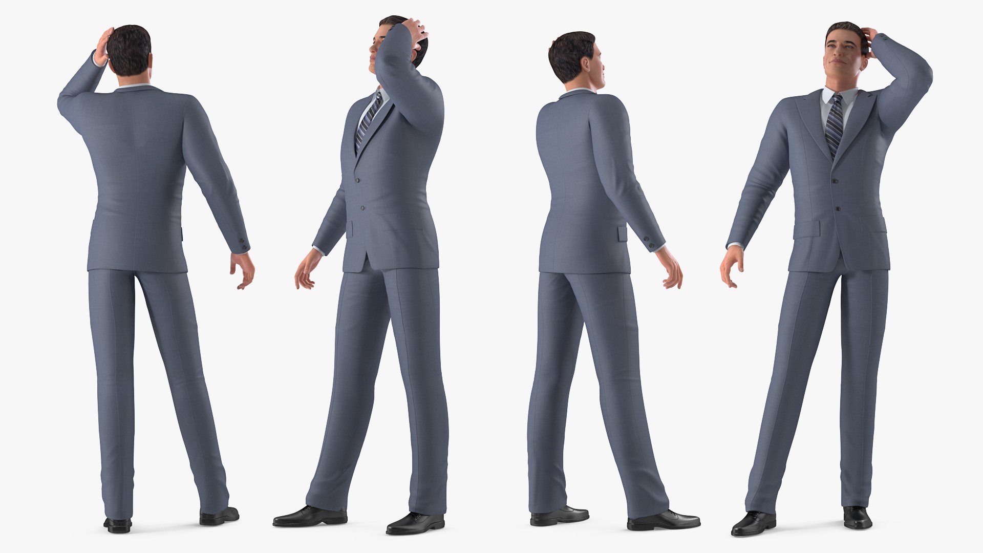 3D Businessman Rigged Business Male Man Model - TurboSquid 1526382
