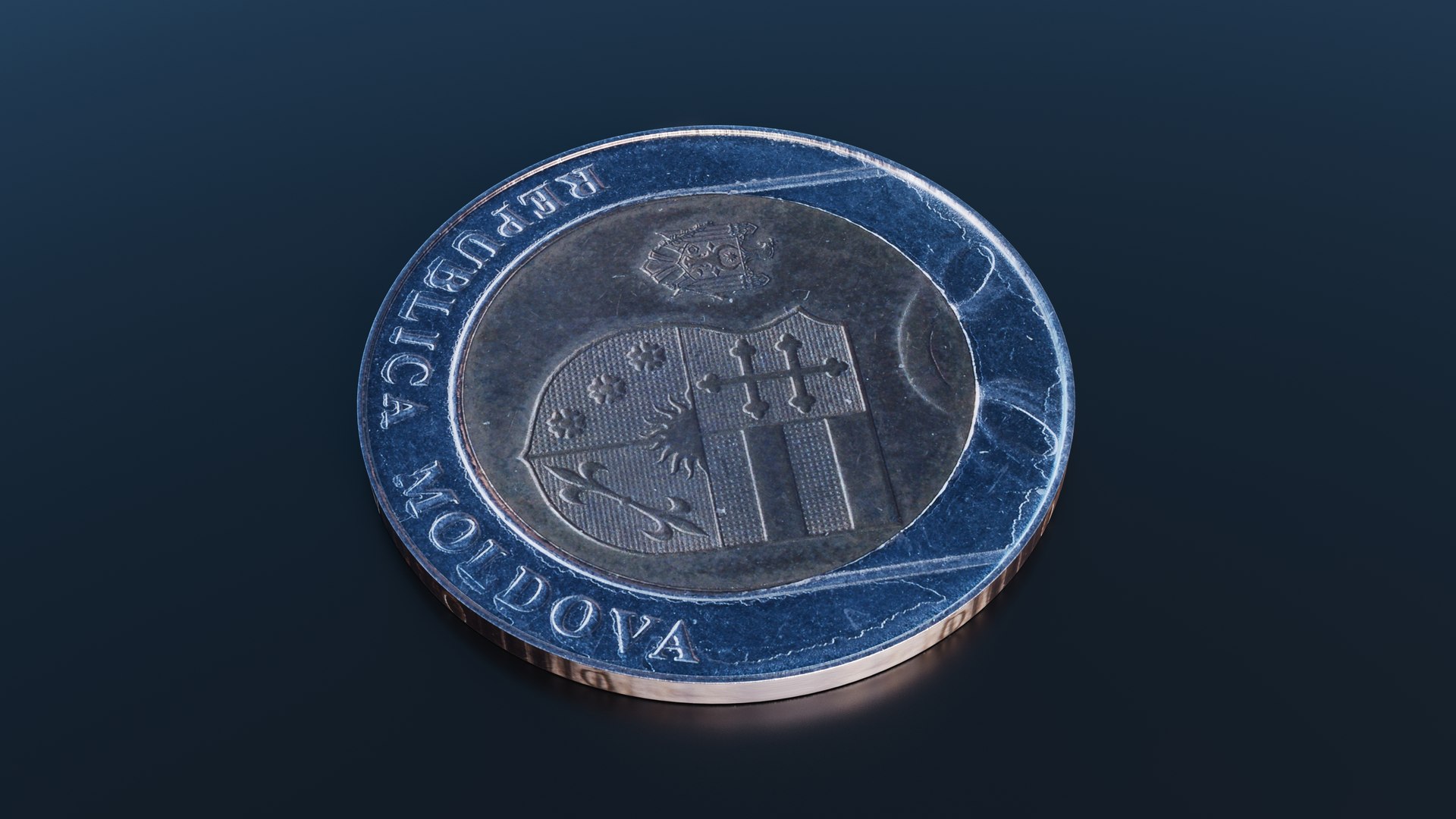Moldovan Leu Coin 3D Model - TurboSquid 2286737