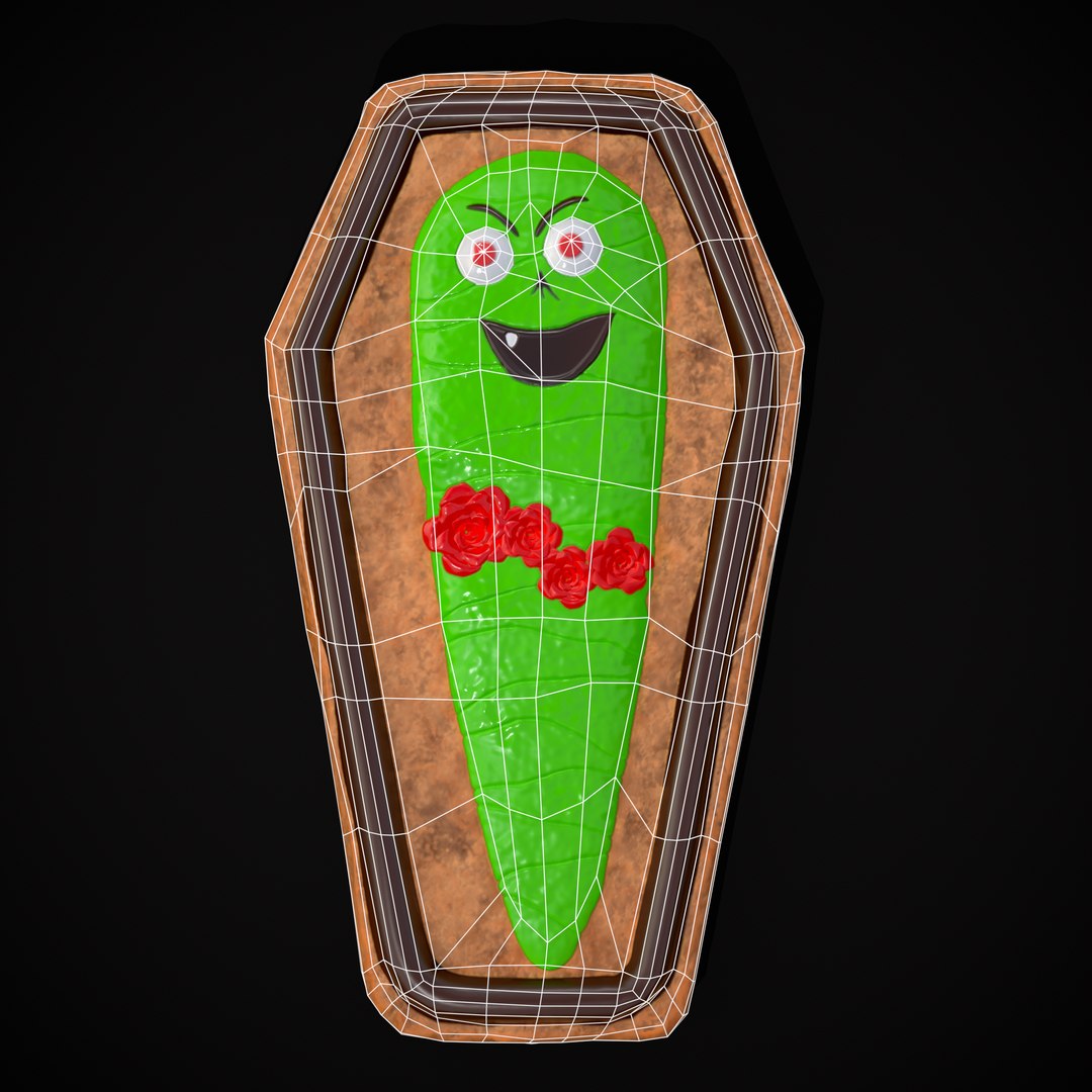 Halloween Coffin Cookies 3D - TurboSquid 2384406