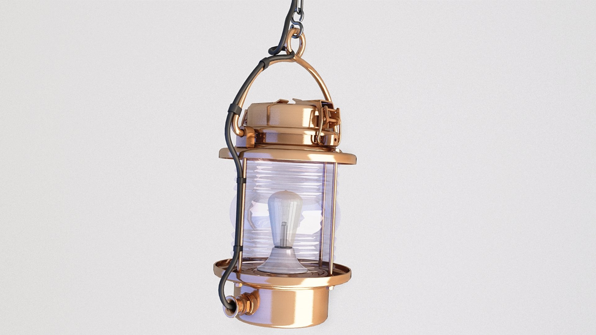 3D Model Ship Lantern Lamp - TurboSquid 1526936