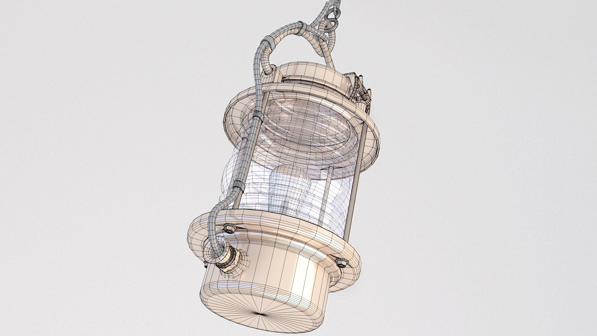 3D Model Ship Lantern Lamp - TurboSquid 1526936