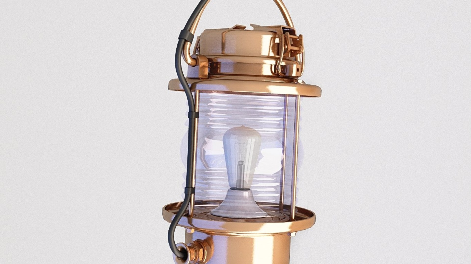 3D Model Ship Lantern Lamp - TurboSquid 1526936