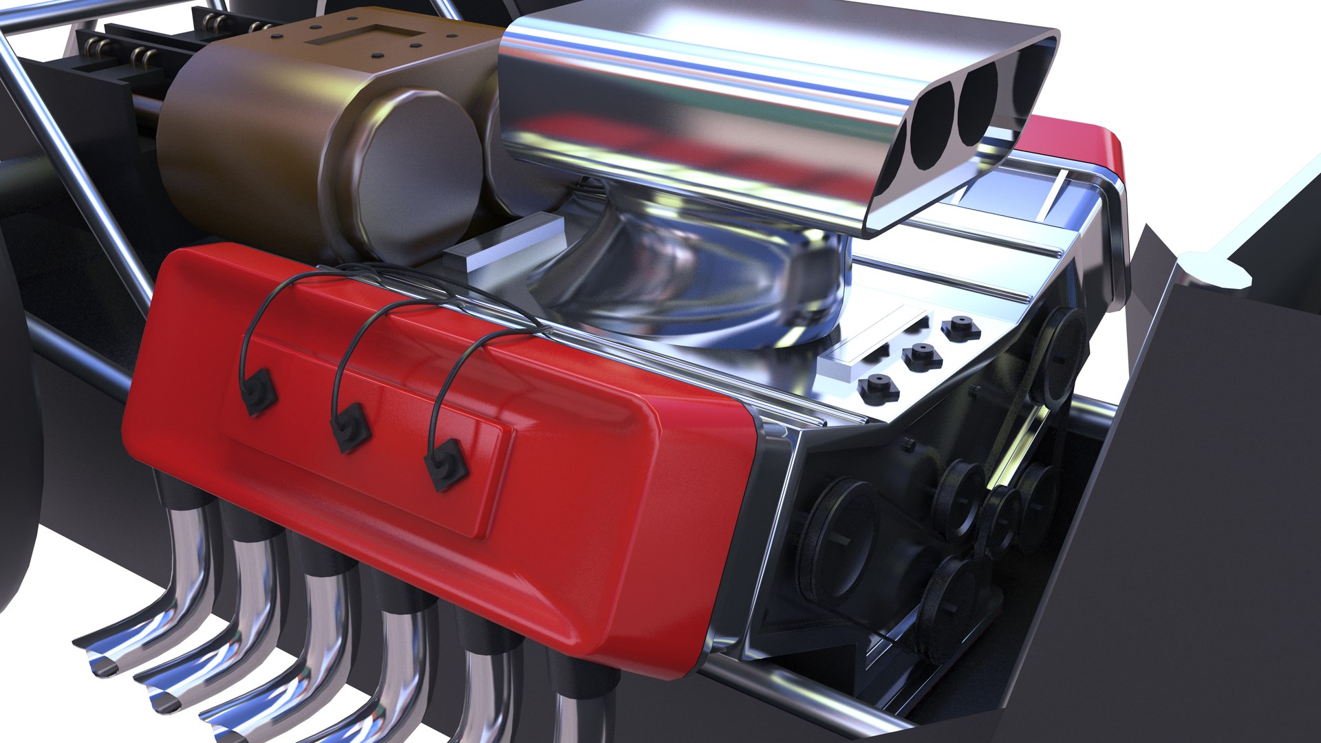 3D Top Fuel Dragster Model - TurboSquid 1788694